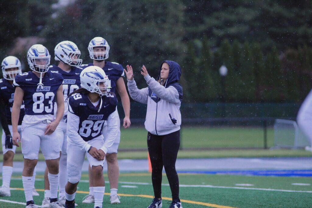 Breaking Barriers – First Female Football Coach In Program History ...